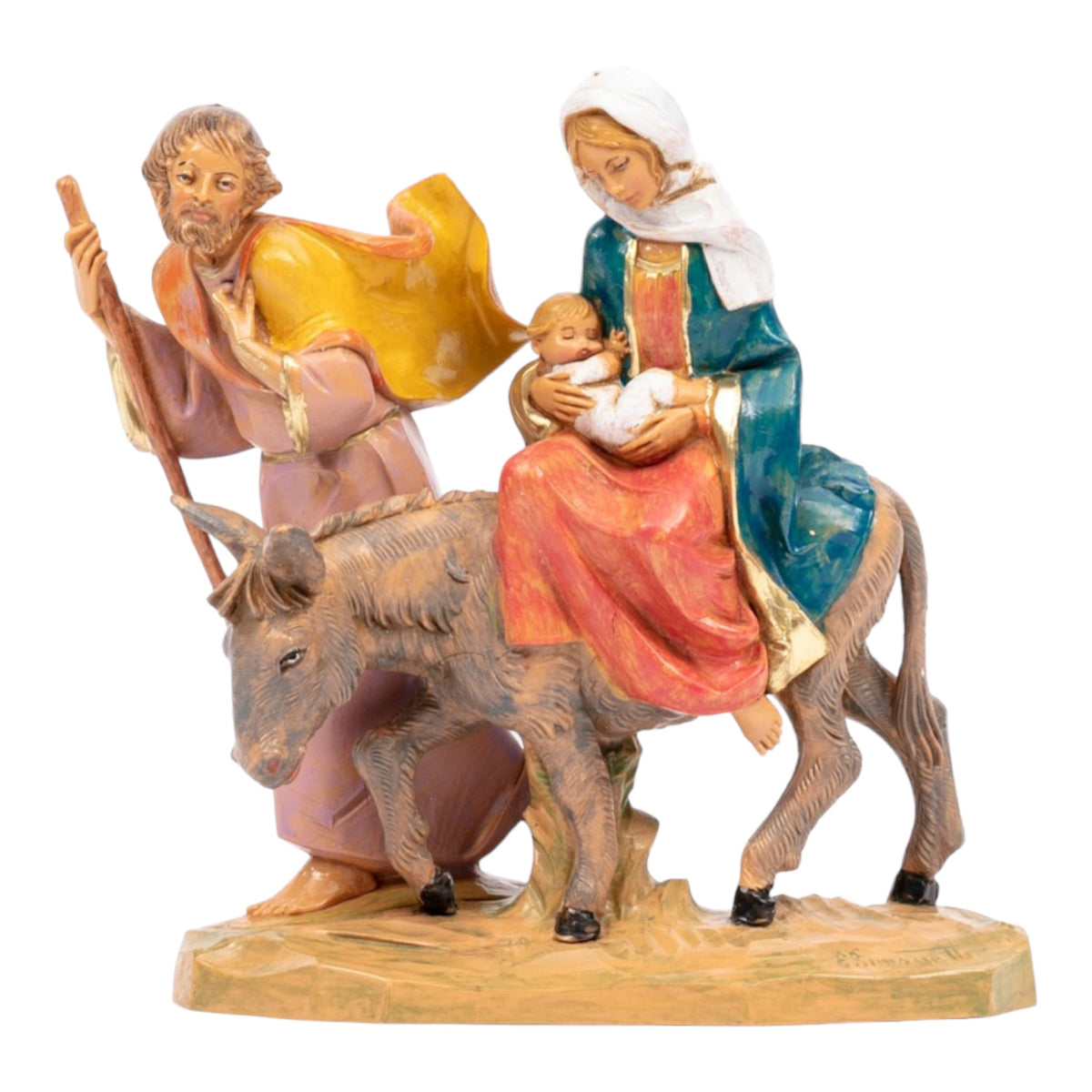 Fontanini pvc statue of the Escape to Egypt – Galleria Mariana
